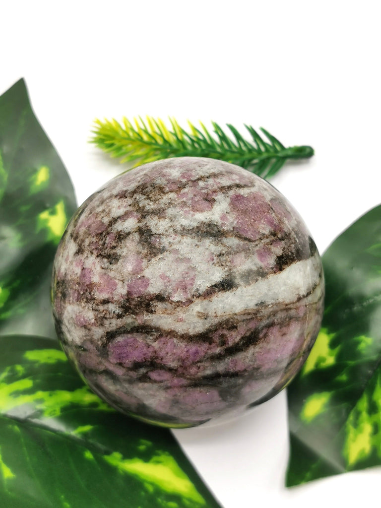 Ruby Matrix sphere for crystal healing